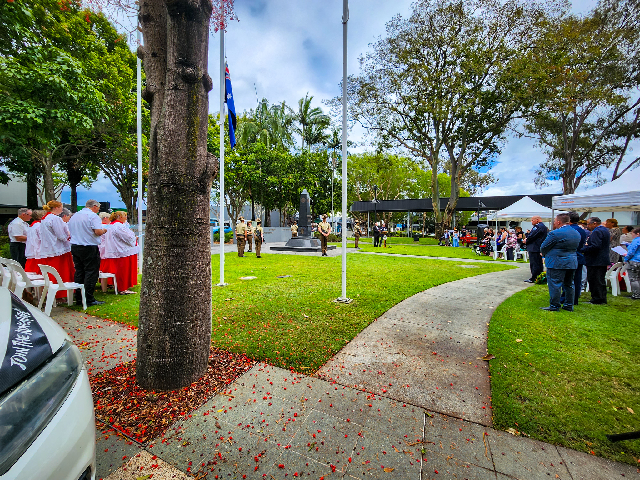 Commemorative Gathering in Caboolture Town Square Marks Remembrance Day ...
